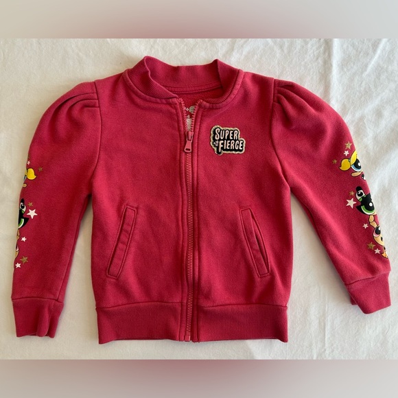 Powerpuff | Shirts & Tops | 365 Kids Powerpuff Girls Pink Hoodie Jacket ...